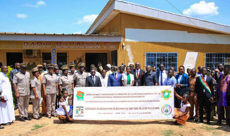 Bocanda, Côte d'Ivoire, Designated as an HWPL Peace City - HWPL